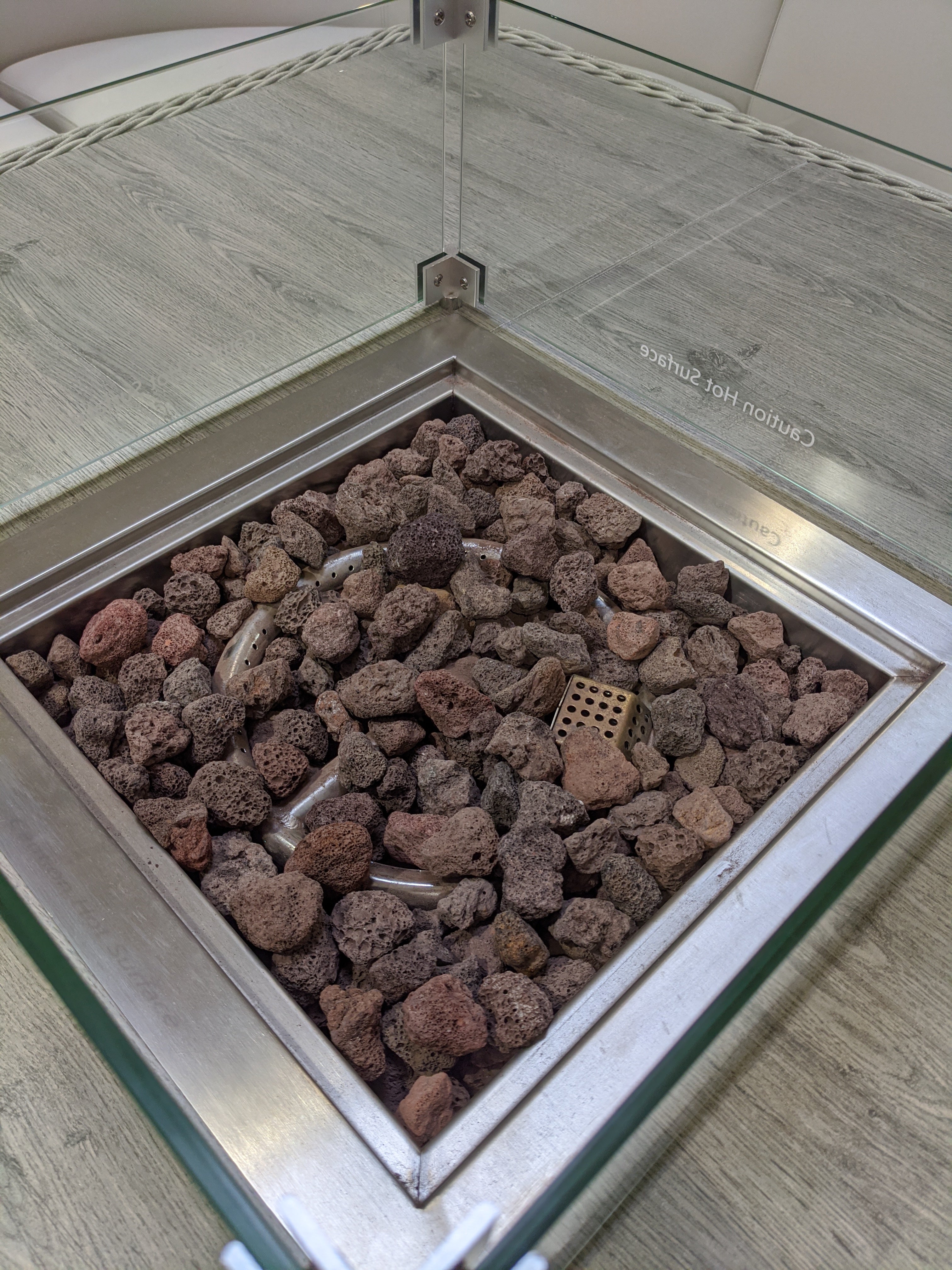 Fire Pit Lava Rocks Next Day Delivery Black Rock Grill