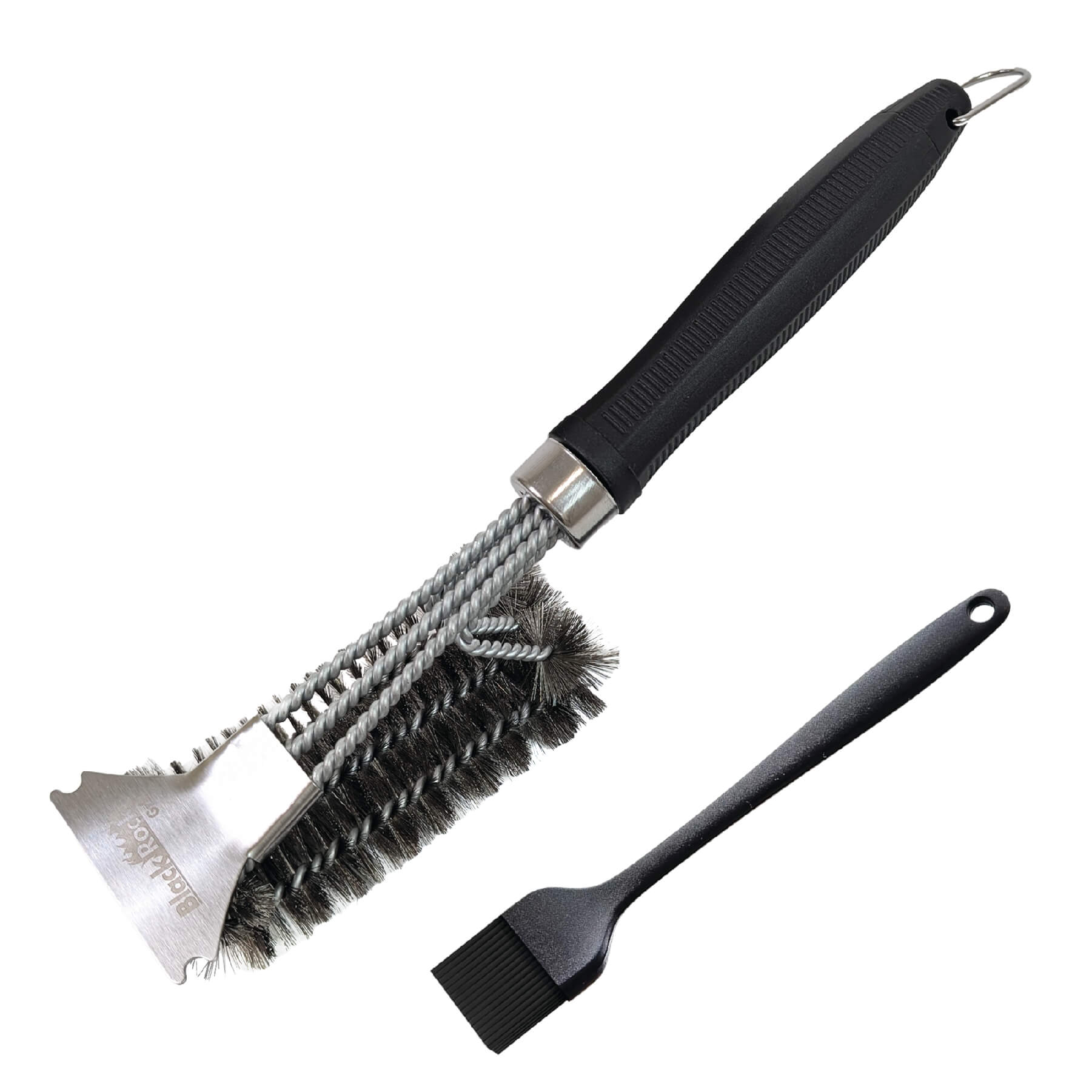 Black Rock Grill BBQ Brush & Scraper – Heavy-Duty Stainless Steel Grill ...